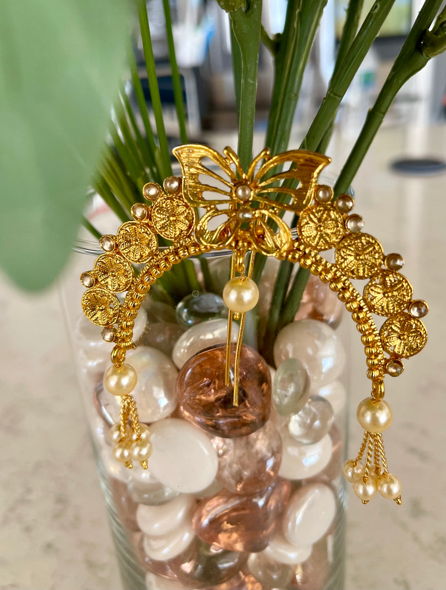 Traditional Ambada Hair Pin Brooch – ShopBollyWear.Com